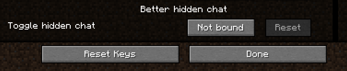 Better hidden chat - Gallery - Minecraft Mods - CurseForge