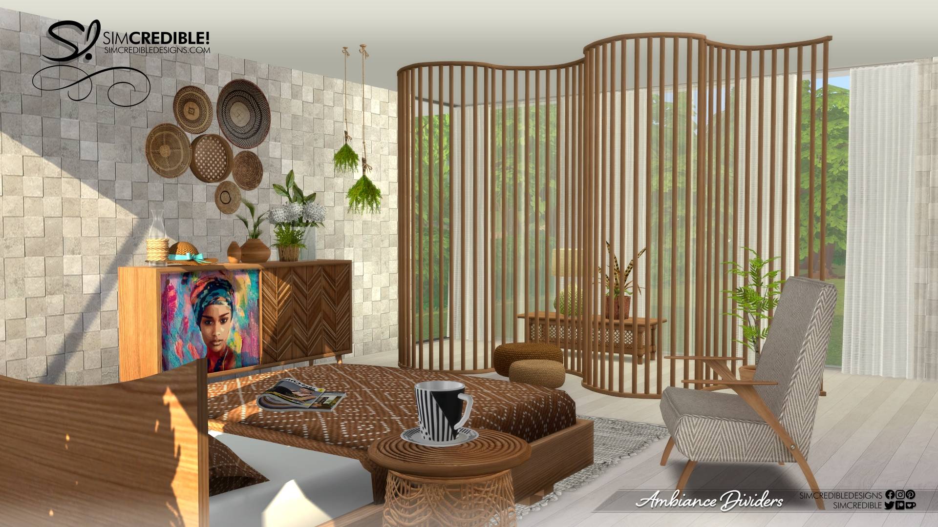 Ambiance Dividers - Modern 𓈒⋆⑅˚⑅⋆𓈒 - Gallery - The Sims 4 Build / Buy ...