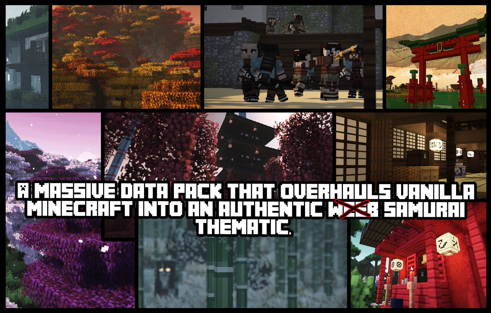 Sengoku Jidai: Japanese Overworld. - Gallery - Minecraft Data Packs ...