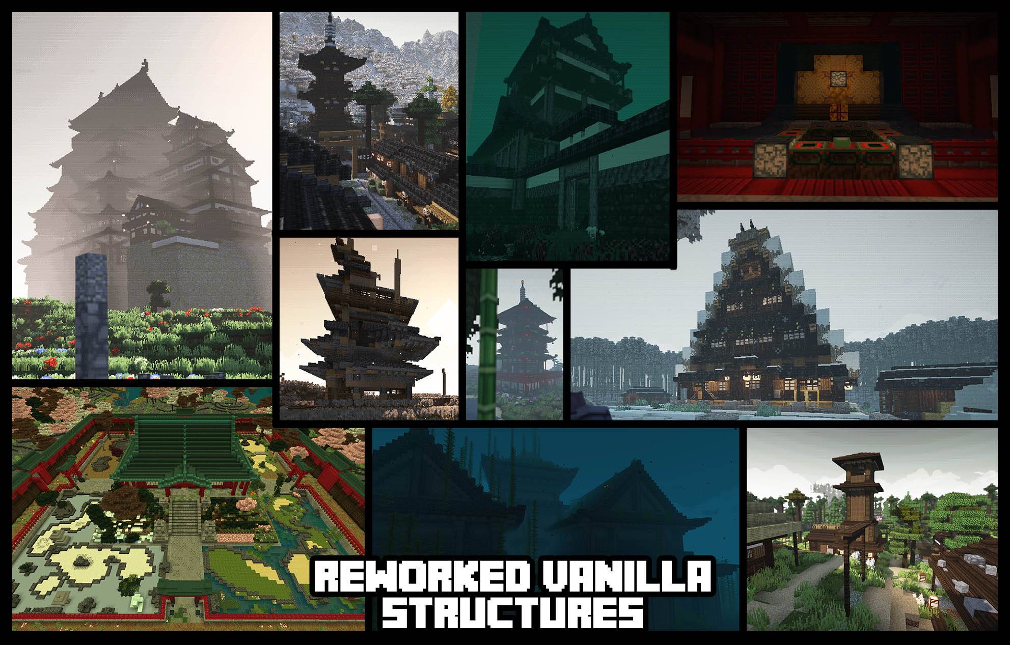 Sengoku Jidai: Japanese Overworld. - Gallery - Minecraft Data Packs ...