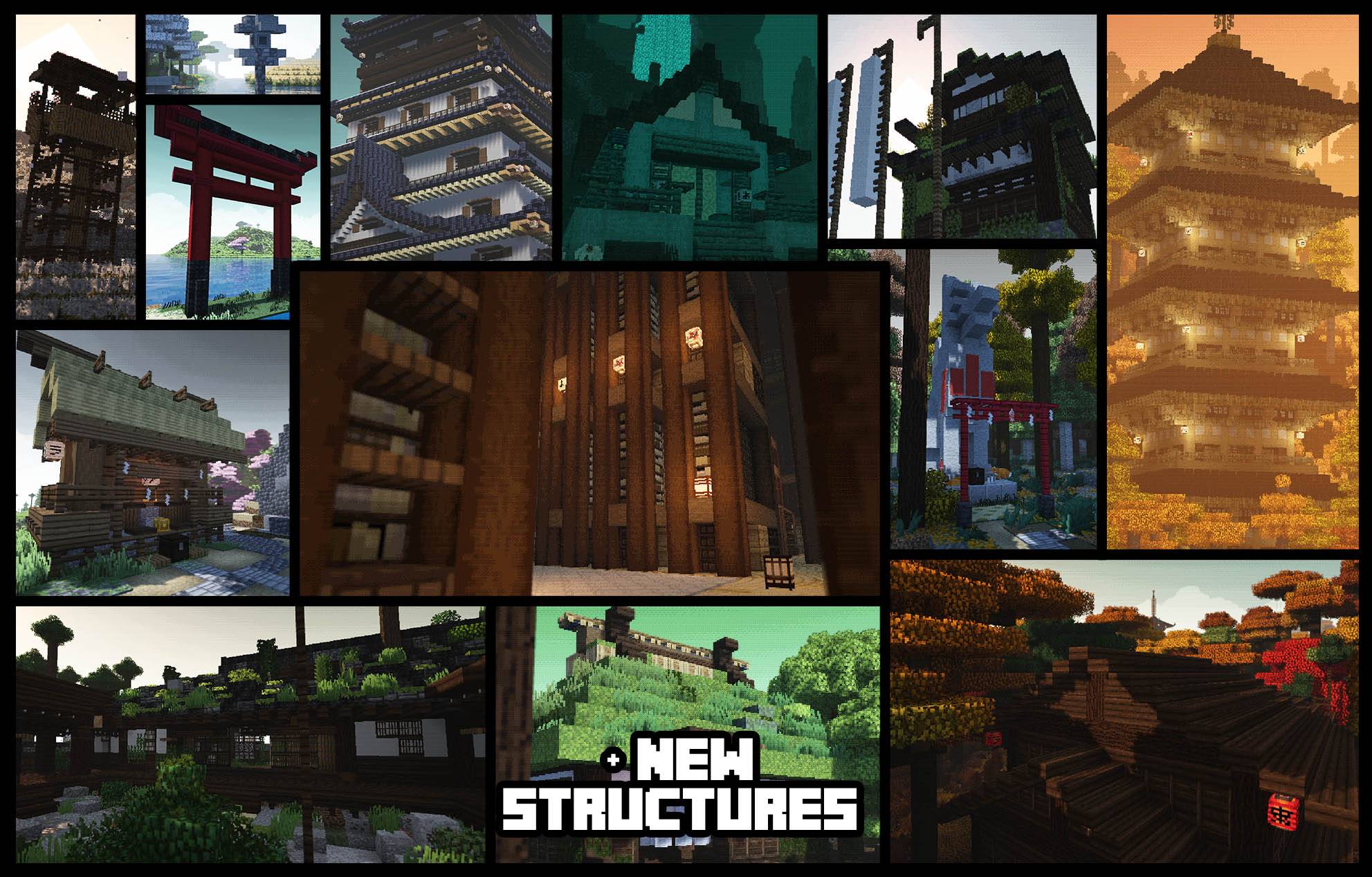 Sengoku Jidai: Japanese Overworld. - Gallery - Minecraft Data Packs - CurseForge