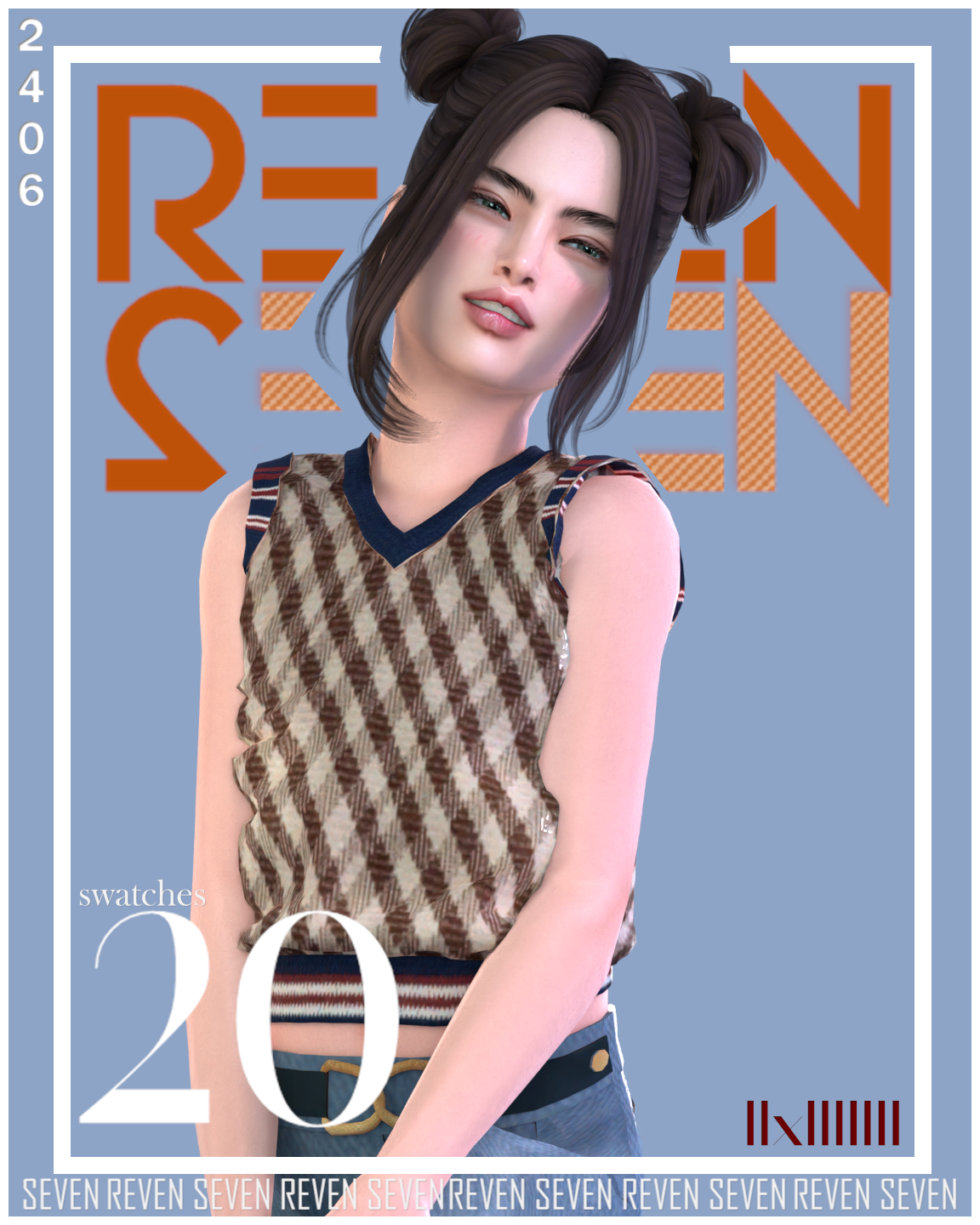 Child's V-neck Pullover Cropped Sweater Vest - The Sims 4 Create a Sim ...