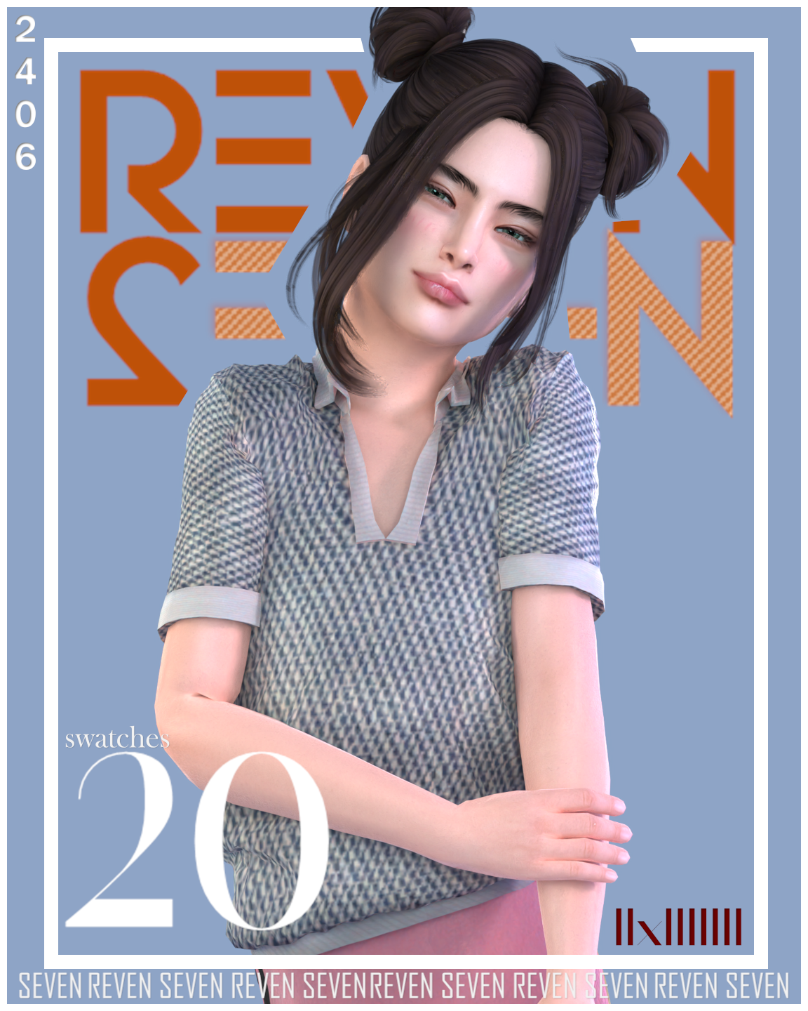 Child's Rolled Up Ribbed Knit Quarter Zip Sweater - The Sims 4 Create a ...