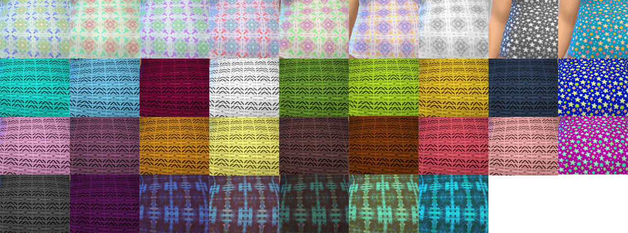 Base Game Patterned Bathing Suits - Gallery - The Sims 4 Create a Sim ...