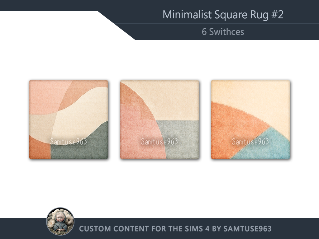 Minimalist Square Dance Rug #2 Samtuse963 - The Sims 4 Build / Buy - CurseForge