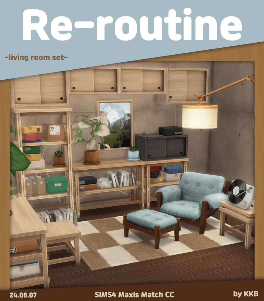 [KKB'sMM]Re-routine - Gallery - The Sims 4 Build / Buy - CurseForge