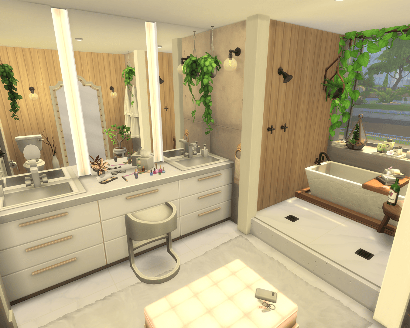 Organic Modern Bathroom - Gallery - The Sims 4 Rooms / Lots - CurseForge