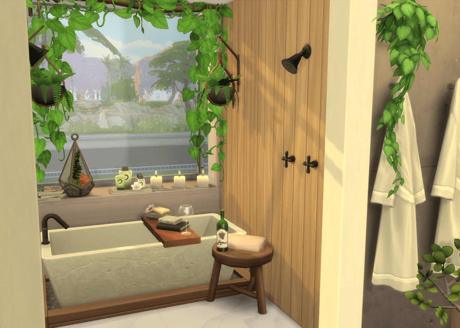 Organic Modern Bathroom - Gallery - The Sims 4 Rooms / Lots - CurseForge