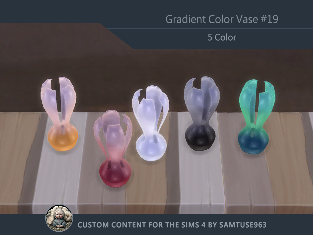 Gradient Color Vase #19 Samtuse963 - Gallery - The Sims 4 Build / Buy ...