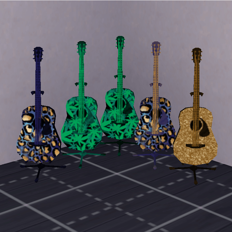 More Guitar Swatches - Gallery - The Sims 4 Build / Buy - CurseForge