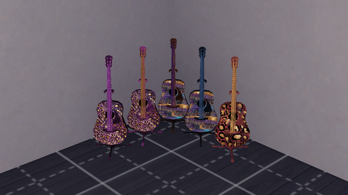More Guitar Swatches - Gallery - The Sims 4 Build / Buy - CurseForge