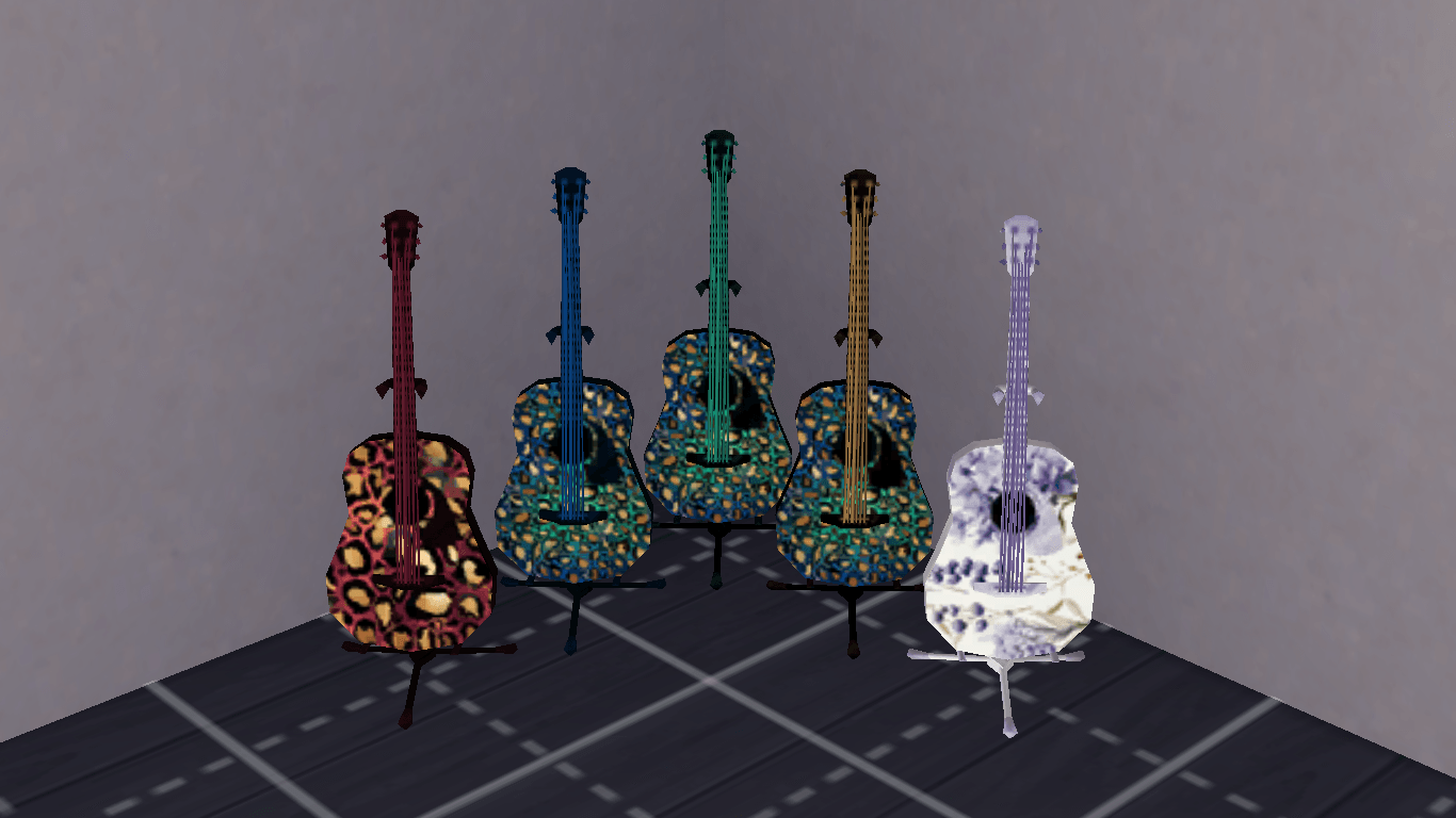 More Guitar Swatches - Gallery - The Sims 4 Build / Buy - CurseForge