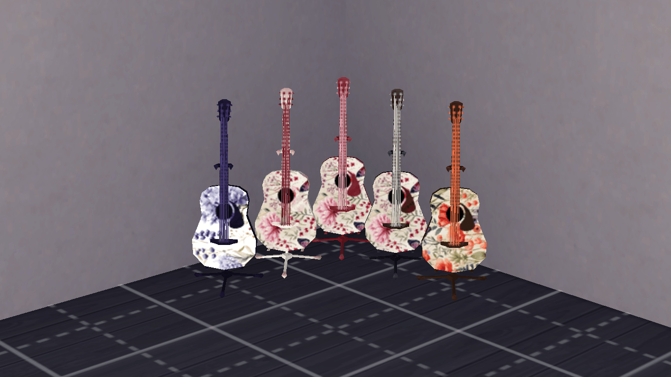 More Guitar Swatches - Gallery - The Sims 4 Build / Buy - CurseForge