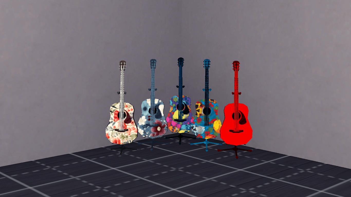 More Guitar Swatches - Gallery - The Sims 4 Build / Buy - CurseForge