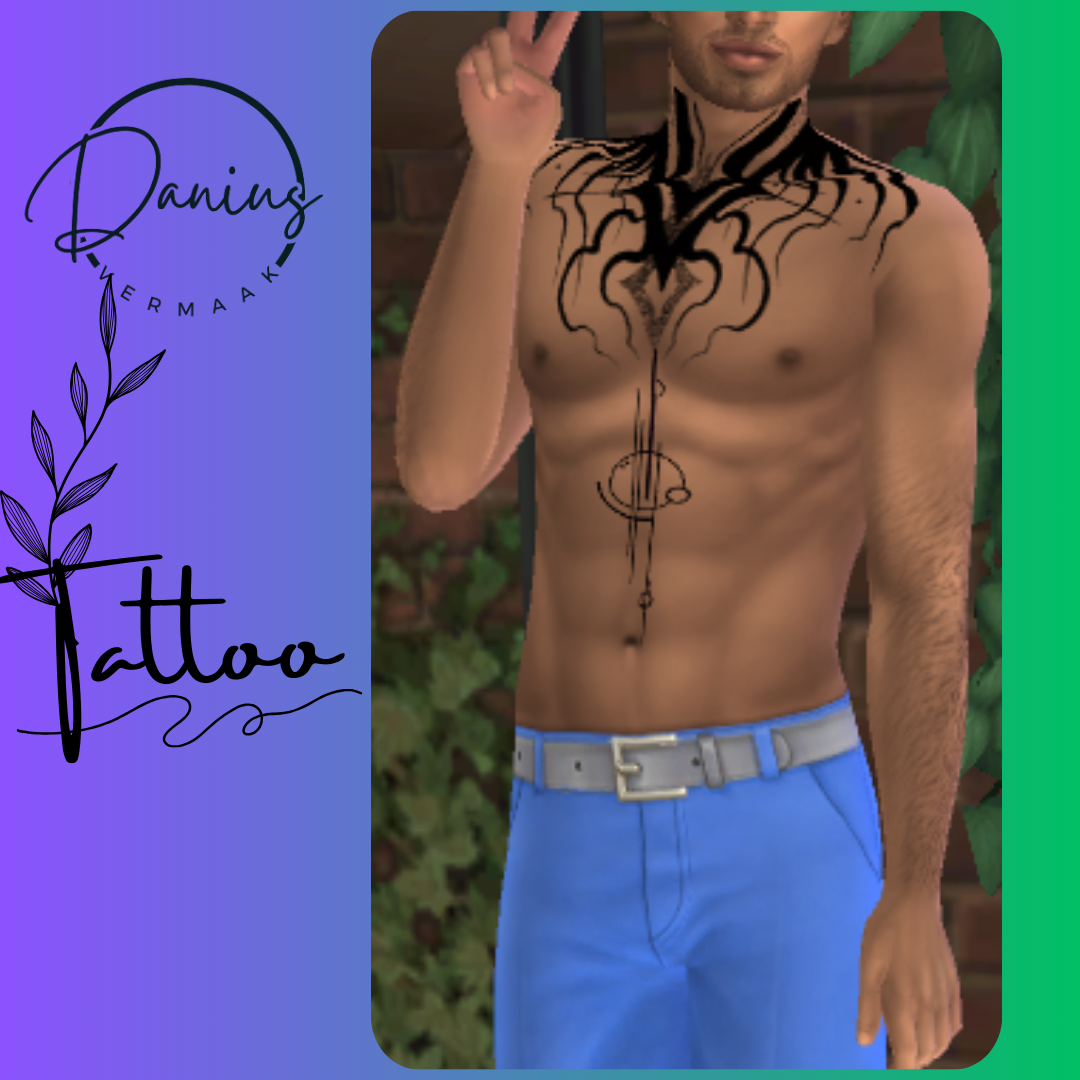 Let the music play tattoo - Basegame compatible - Gallery - The Sims 4 ...