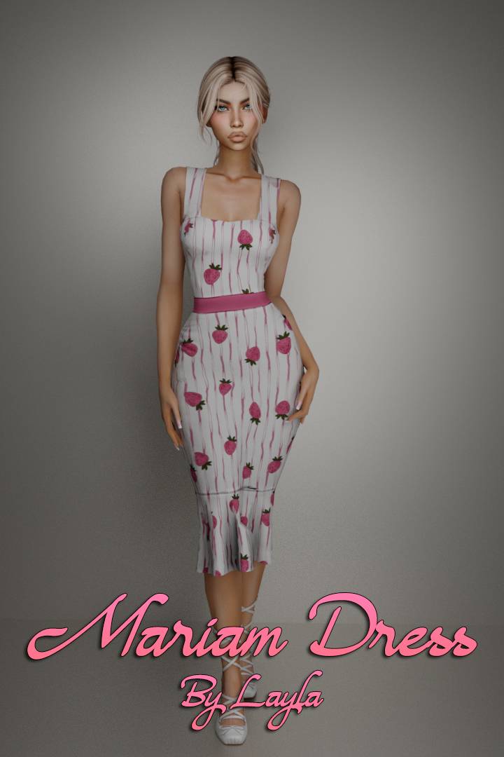 Mariam Dress - Gallery - The Sims 4 Create a Sim - CurseForge