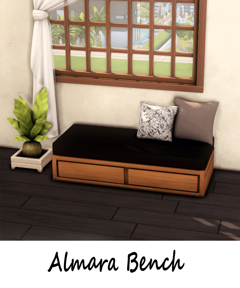 Single Object - Almara Bench - Gallery - The Sims 4 Build / Buy ...