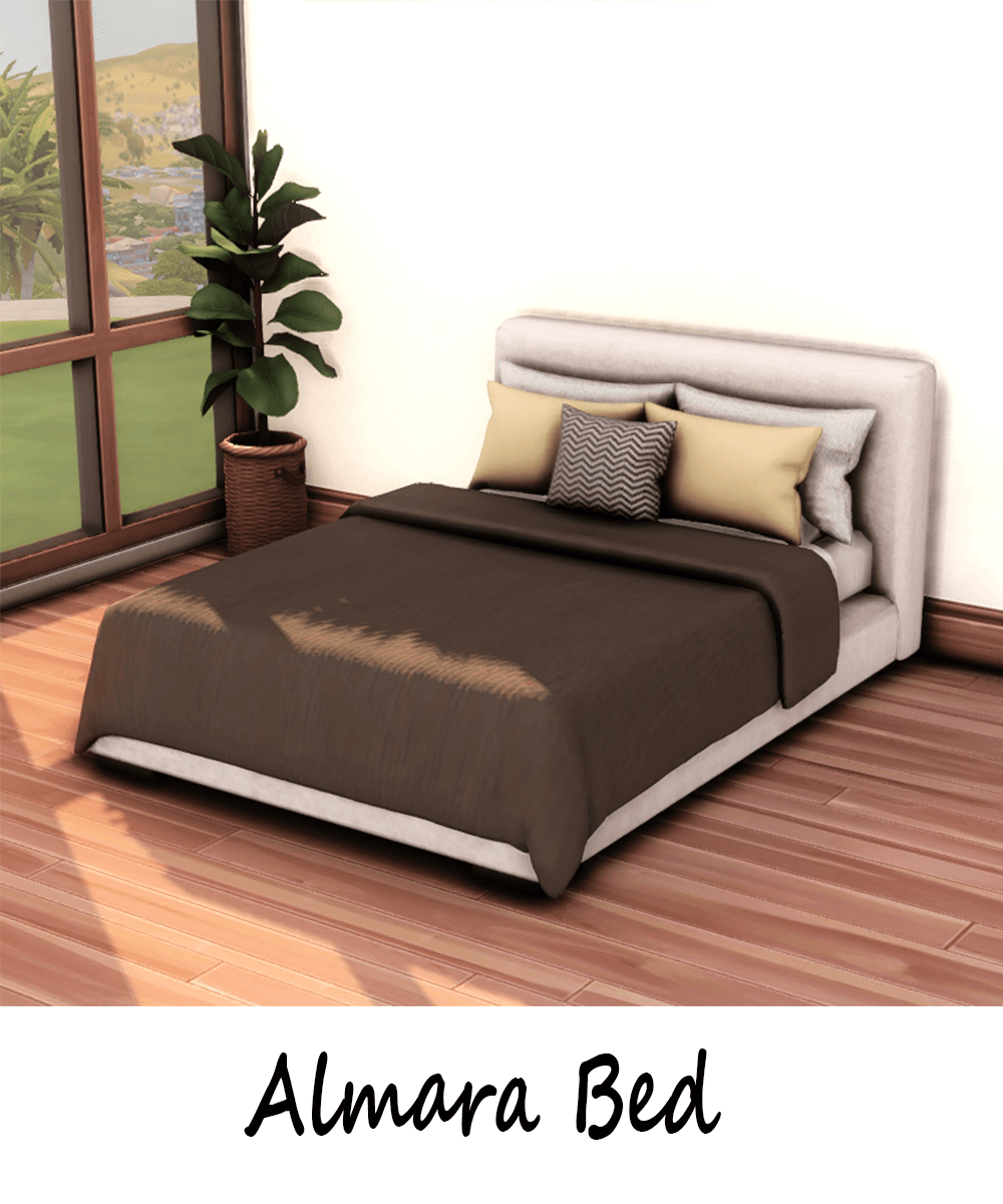 Single Object - Almara Bed - Gallery - The Sims 4 Build / Buy - CurseForge