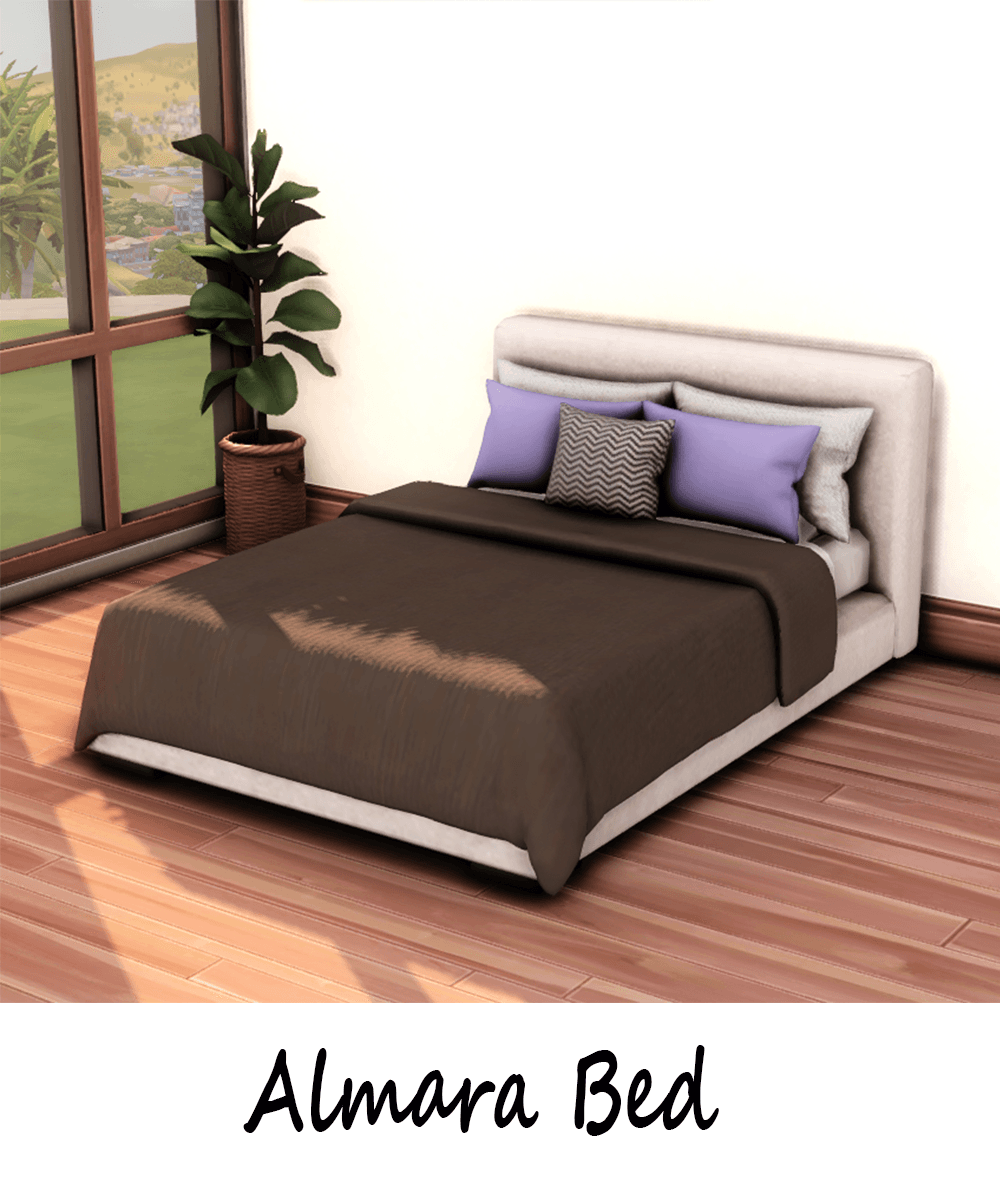 Single Object - Almara Bed - Gallery - The Sims 4 Build / Buy - CurseForge