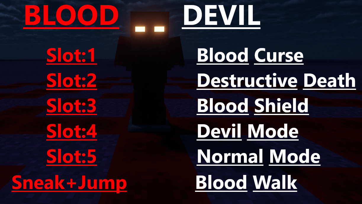 Blood Devil - Gallery - Minecraft Data Packs - CurseForge
