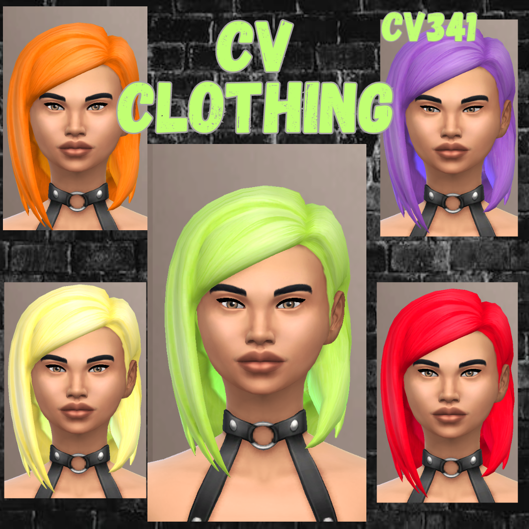 clothing cv341 hair recolor ( base game compatible ) - Gallery - The ...