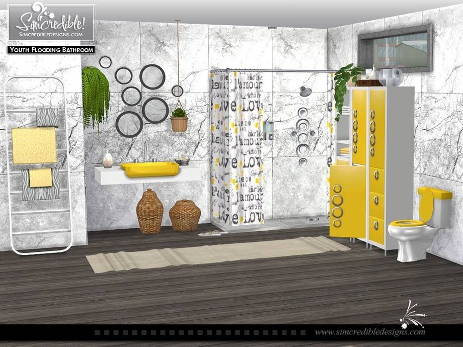Youth Flooding Bathroom🧼 - Gallery - The Sims 4 Build / Buy - CurseForge