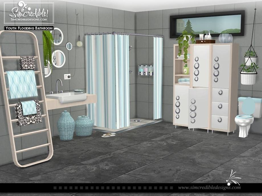 Youth Flooding Bathroom🧼 - Gallery - The Sims 4 Build / Buy - CurseForge