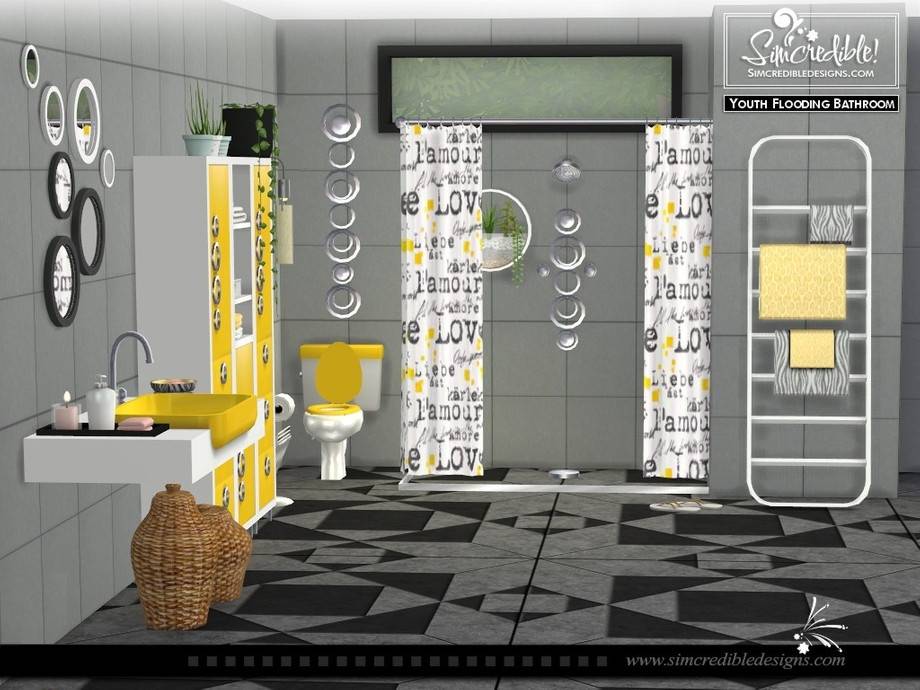 Youth Flooding Bathroom🧼 - Gallery - The Sims 4 Build / Buy - CurseForge