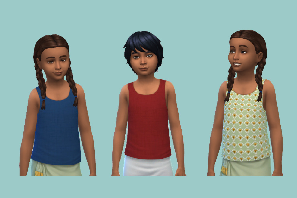 Dardanos children tank top - Gallery - The Sims 4 Create a Sim - CurseForge