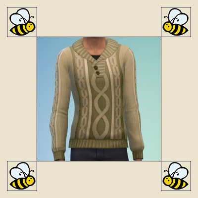 Male Fisherman Sweater "Declan" - Gallery - The Sims 4 Create a Sim ...