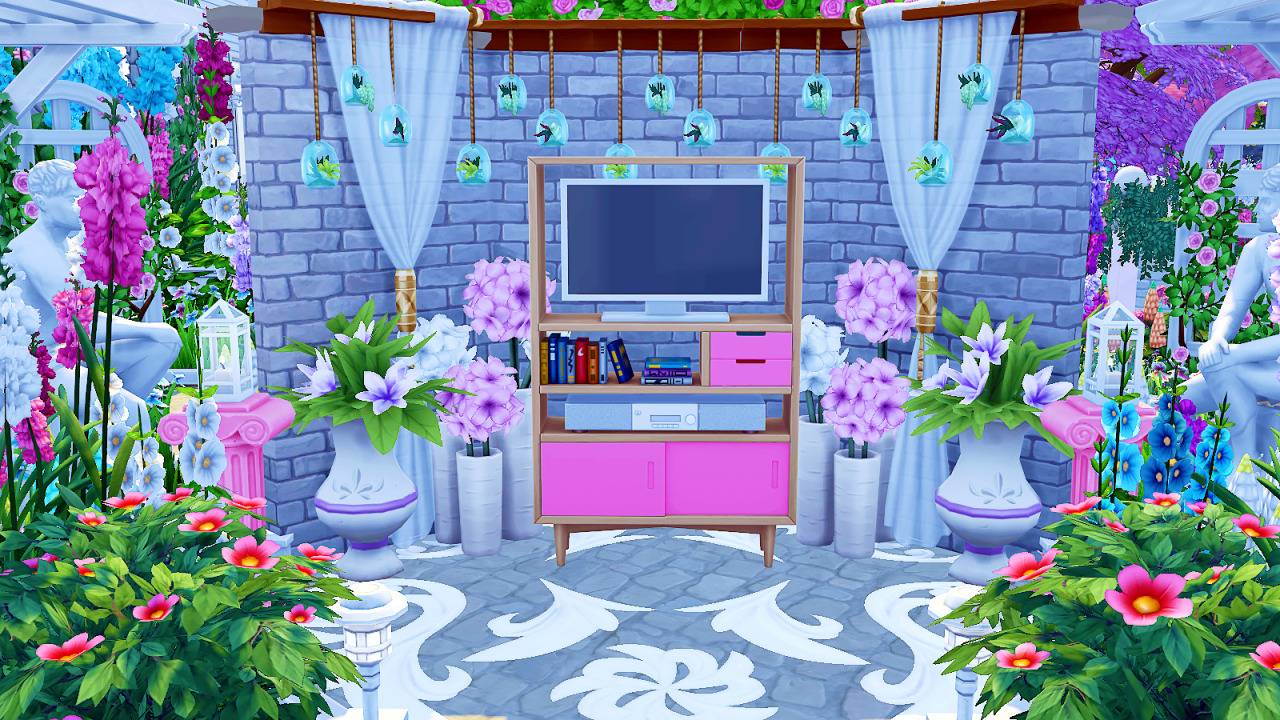 Media Marathoner Entertainment Center - Gallery - The Sims 4 Build ...