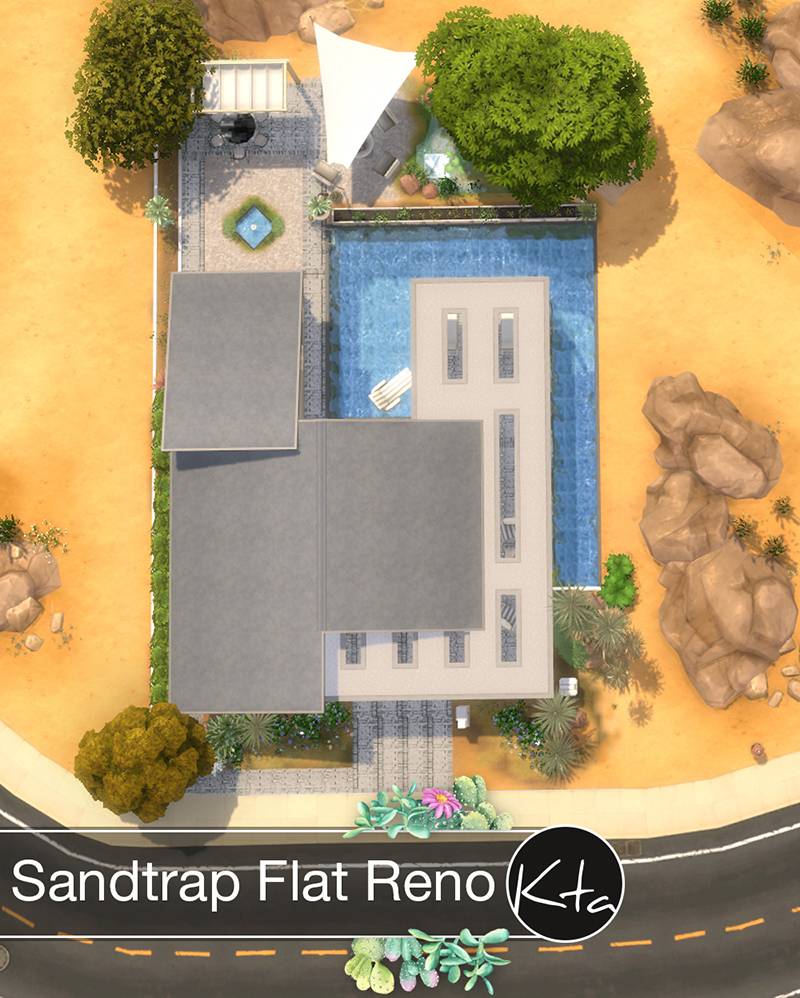 [kta] Sandtrap Flat Reno - Gallery - The Sims 4 Rooms / Lots - CurseForge