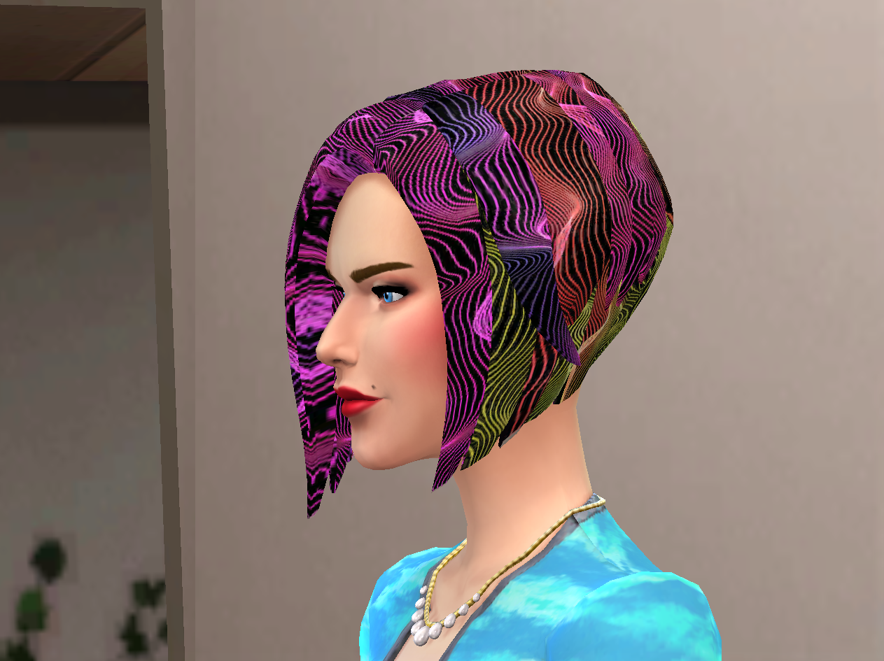 clothing cv345 hair recolor rainbow ( base game compatible) - Gallery ...
