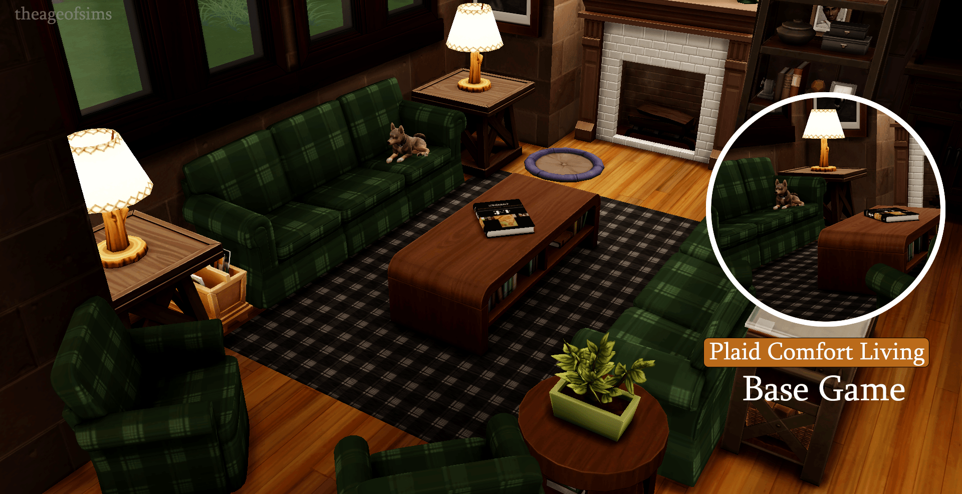 Plaid Comfort Living - [ Base Game Living Room Set ] - Gallery - The ...