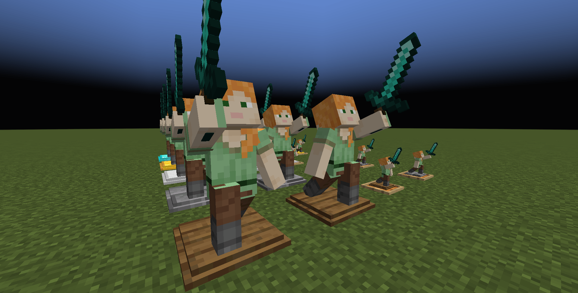 NOTLIVES's Customizable Player Statues Sword - Gallery - Minecraft ...