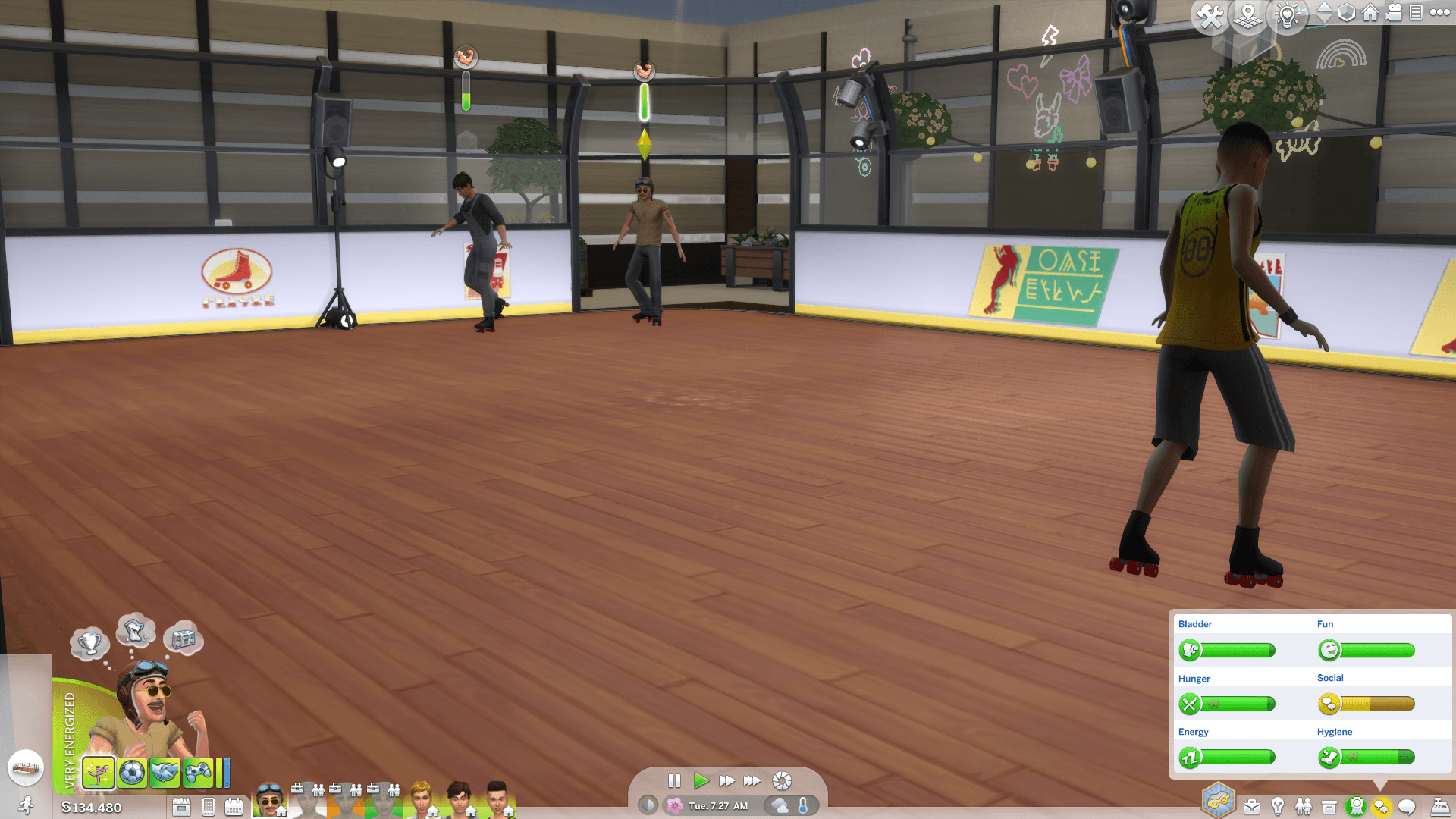 Skating Rink Trait for Bar Lots - The Sims 4 Mods - CurseForge