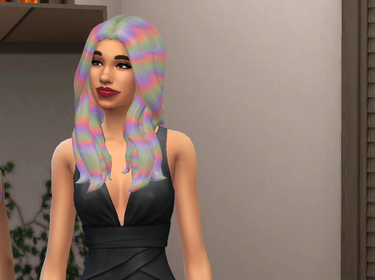 clothing cv348 rainbow hair ( base game compatible ) - Gallery - The ...