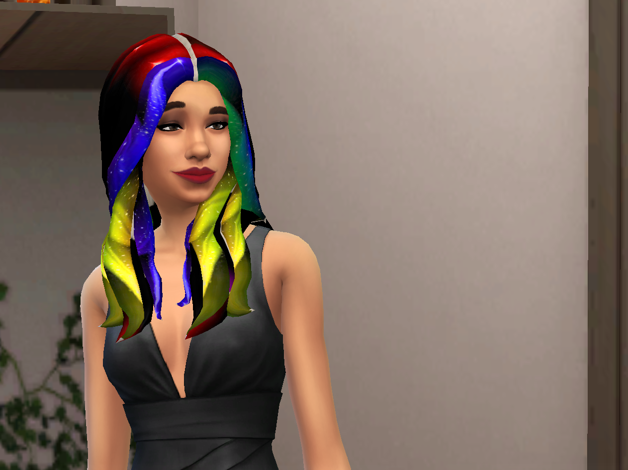 clothing cv348 rainbow hair ( base game compatible ) - Gallery - The ...