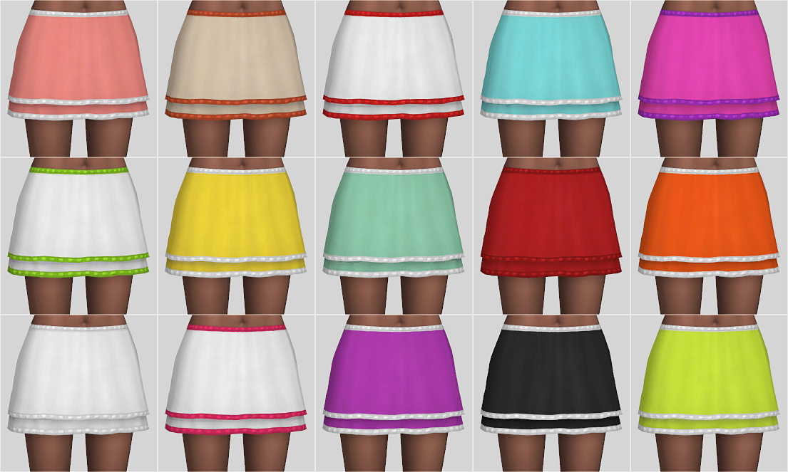 [Veranka] Dakota Skirt - Gallery - The Sims 4 Create a Sim - CurseForge