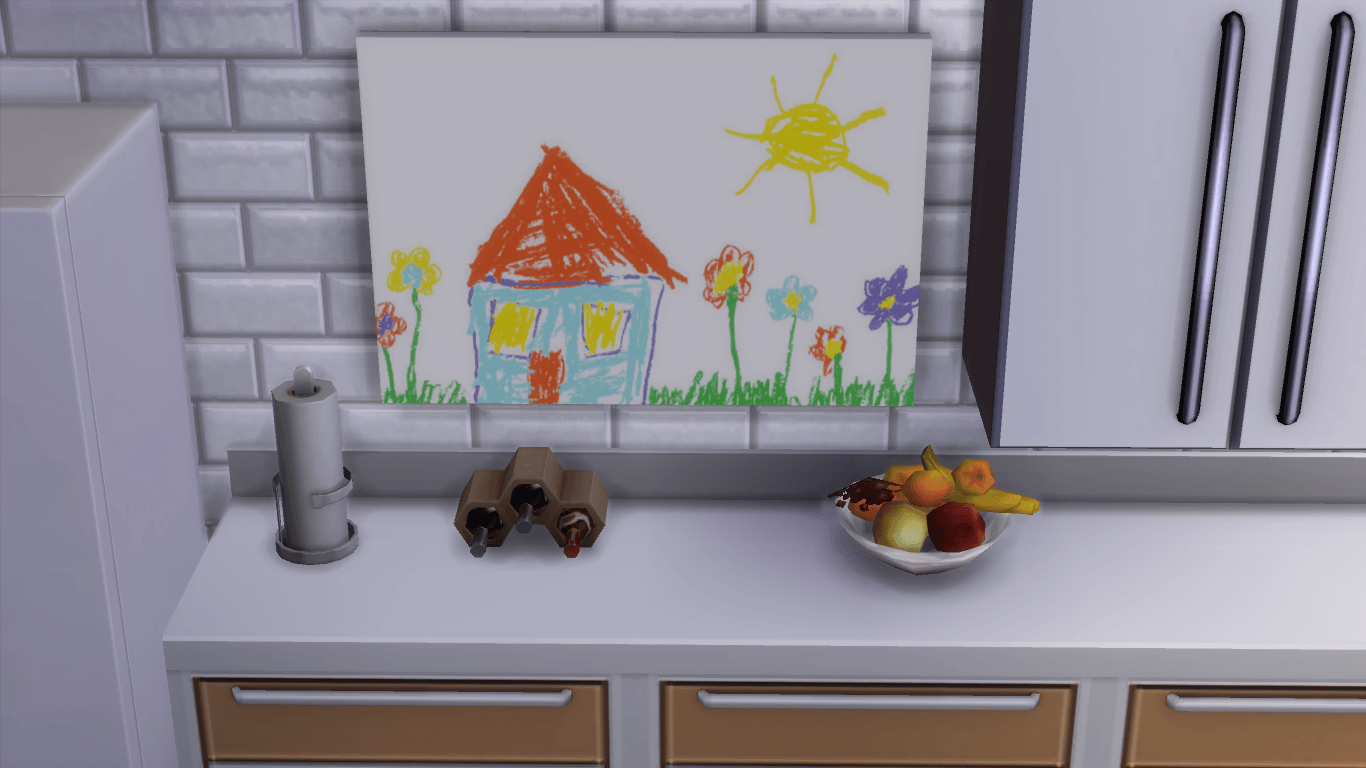 Wall Art Swatches of Child Drawings - The Sims 4 Build / Buy - CurseForge