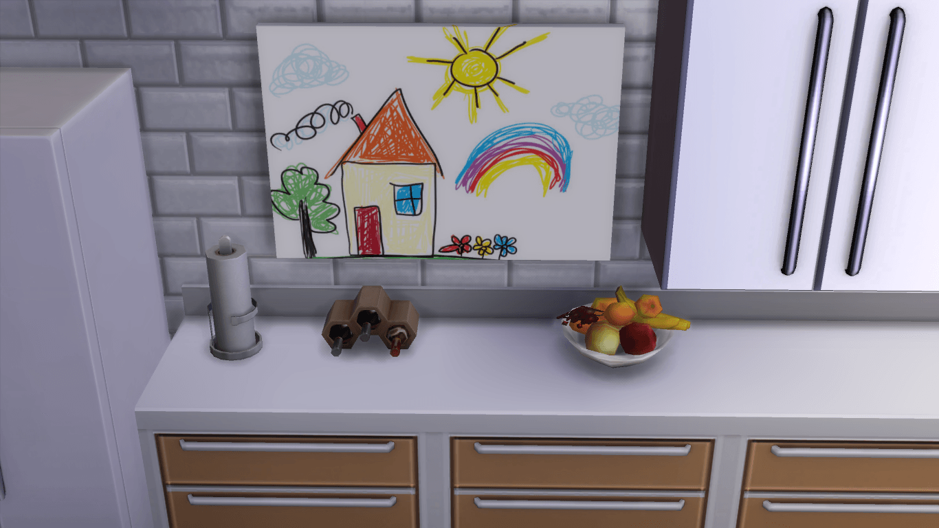 Wall Art Swatches of Child Drawings - The Sims 4 Build / Buy - CurseForge