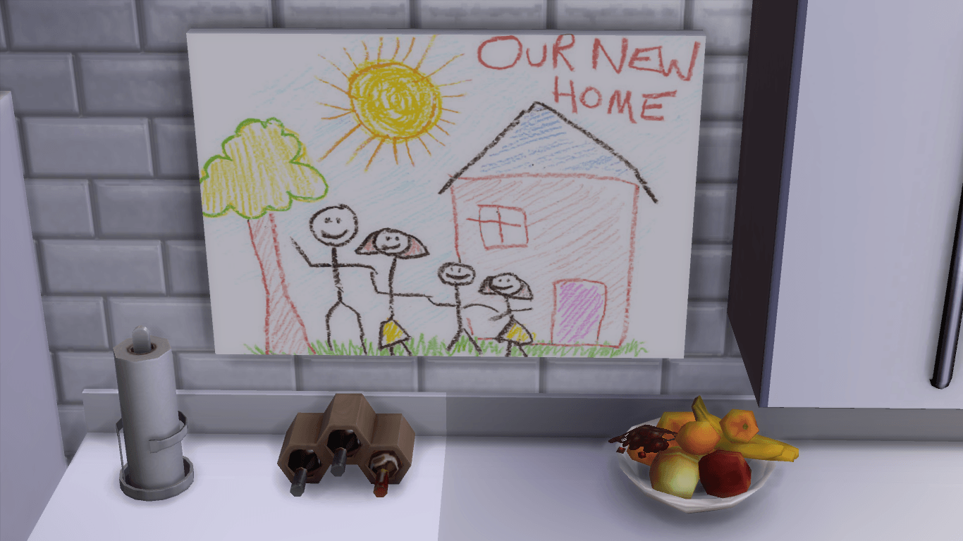 Wall Art Swatches of Child Drawings - The Sims 4 Build / Buy - CurseForge