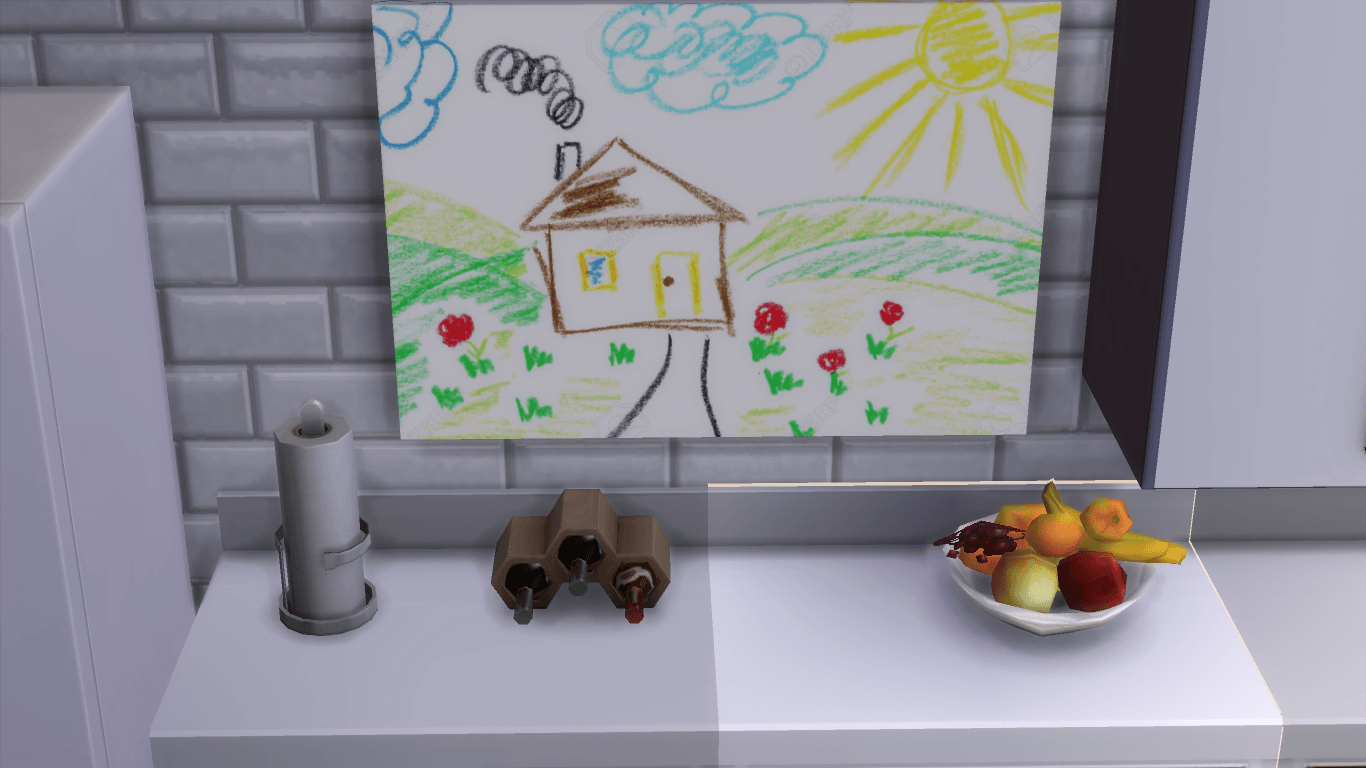 Wall Art Swatches of Child Drawings - The Sims 4 Build / Buy - CurseForge