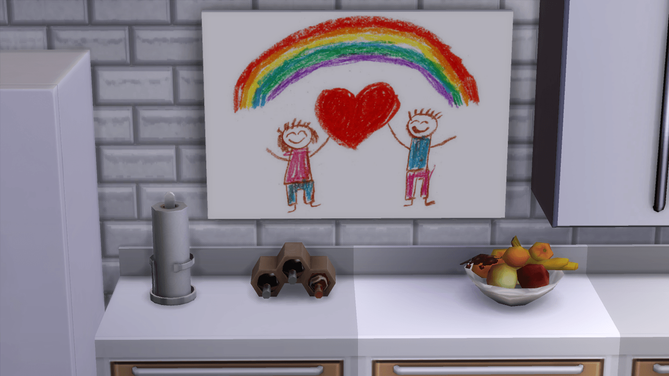 Wall Art Swatches of Child Drawings - The Sims 4 Build / Buy - CurseForge