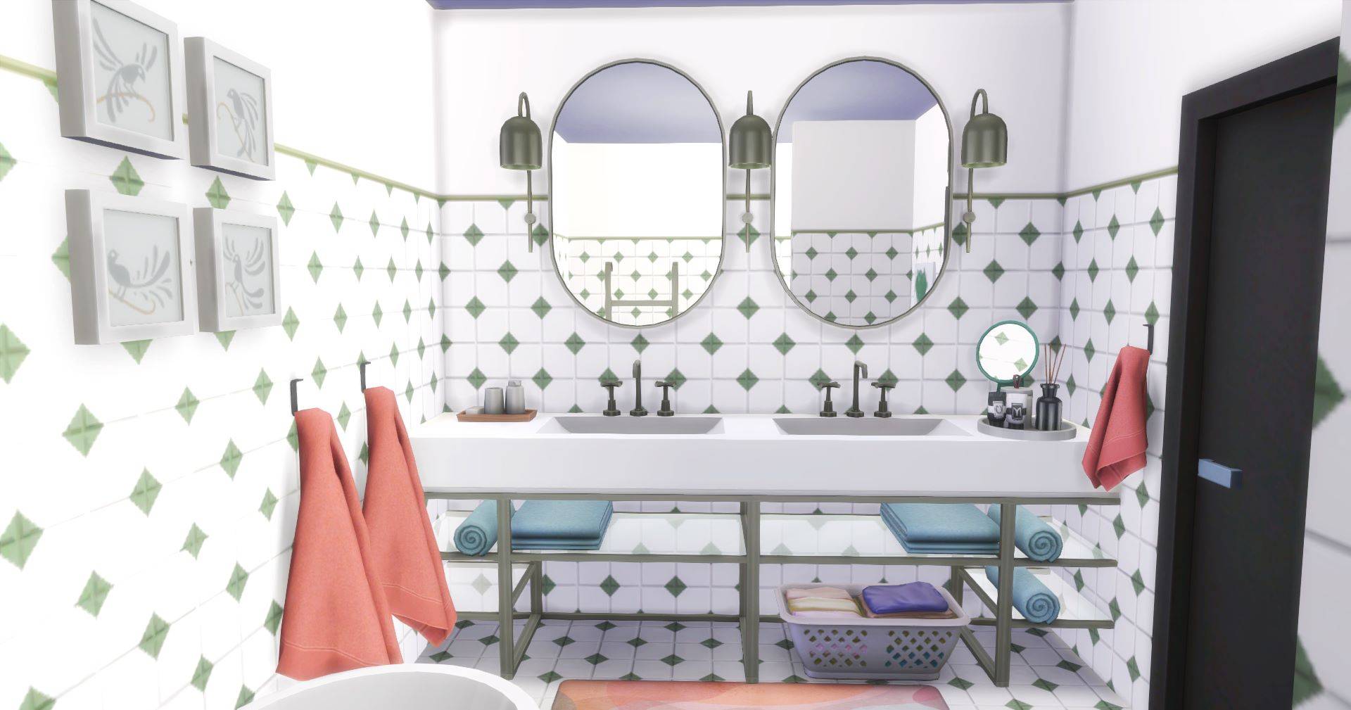 Modern Suburban - Bathroom - The Sims 4 Rooms / Lots - CurseForge