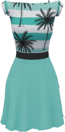 The Palm Dress - Gallery - The Sims 4 Create a Sim - CurseForge