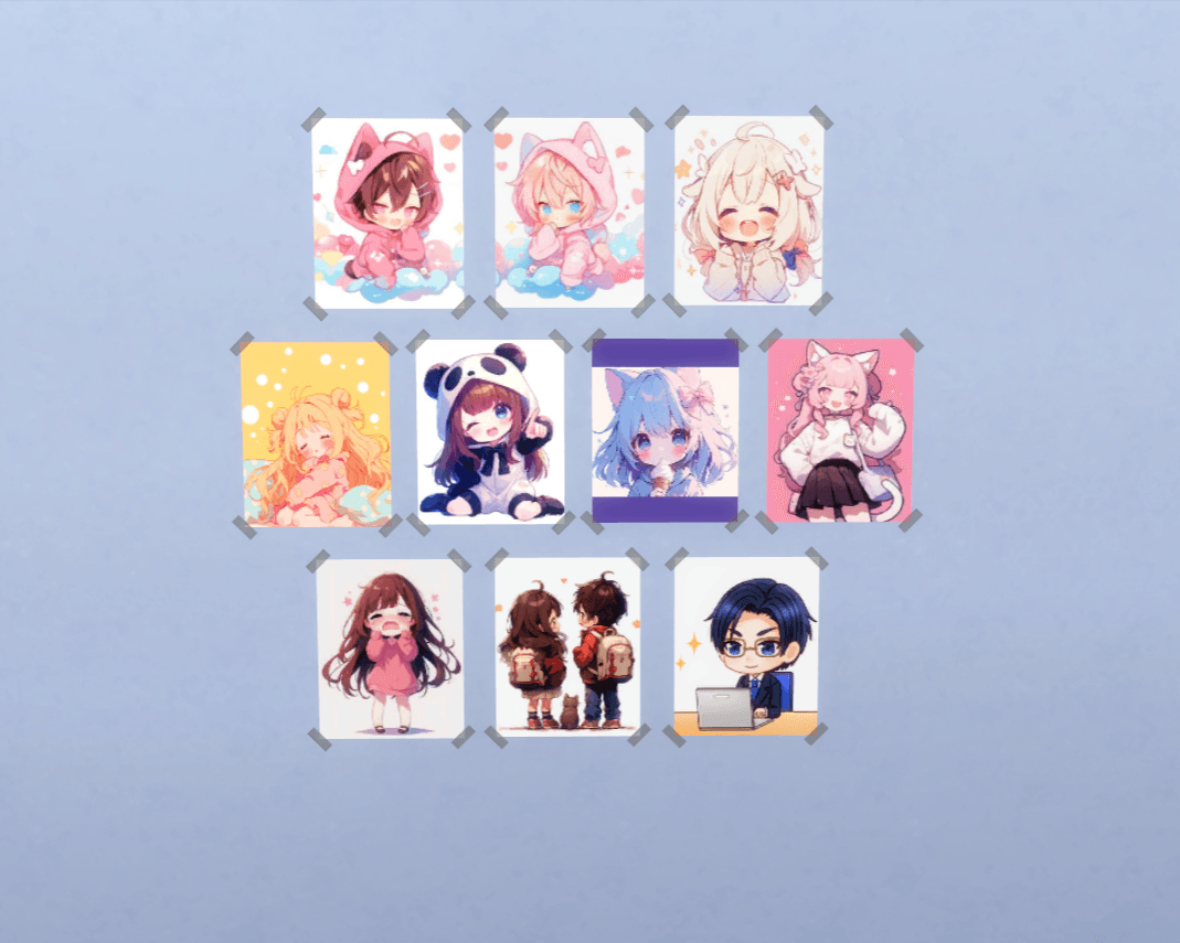Poster-Chibi-anime style-01 - Screenshots - The Sims 4 Build / Buy ...