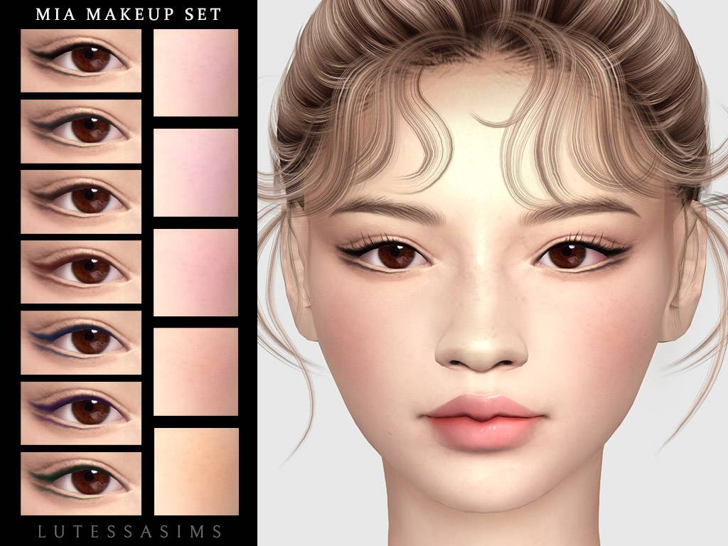 Mia Makeup Set - Gallery - The Sims 4 Create a Sim - CurseForge