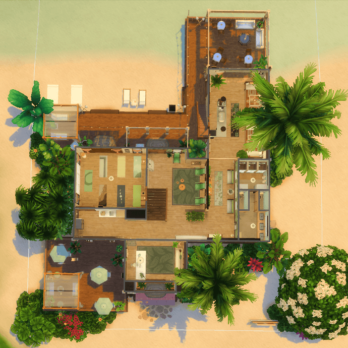 Maluhia Wellness Center (Gym/Spa) No CC - Gallery - The Sims 4 Rooms ...