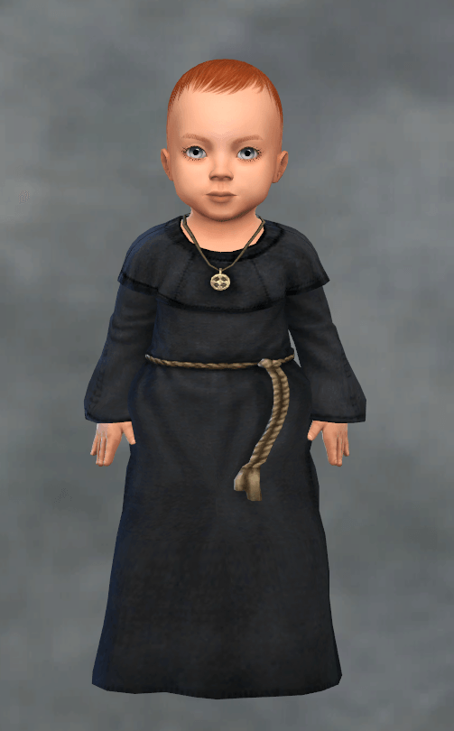 TSM Medieval Monk Robe for All Ages - Gallery - The Sims 4 Create a Sim ...